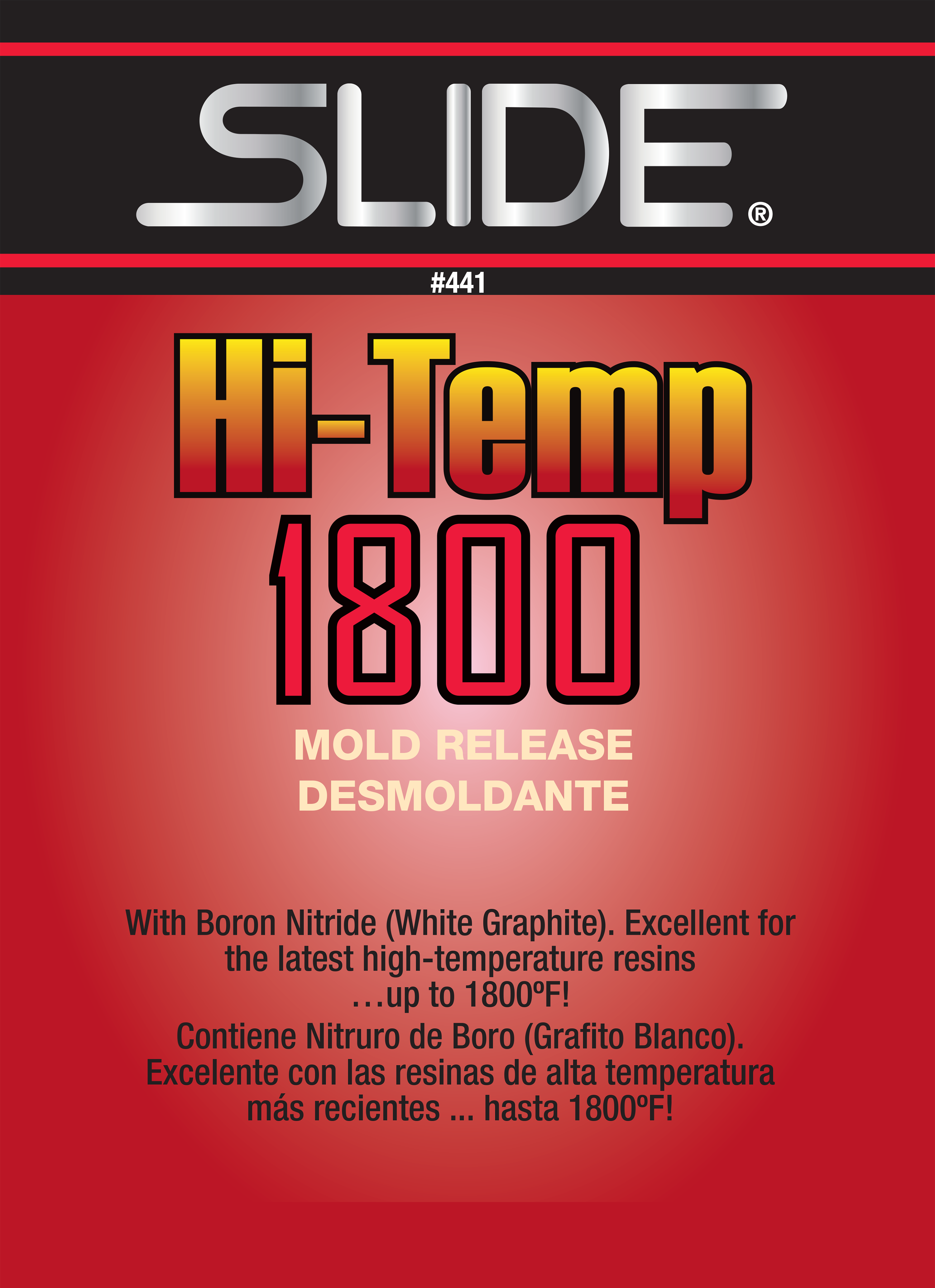 SLIDE Hi-Temp 1800 Mold Release No. 44110A | Plastixs